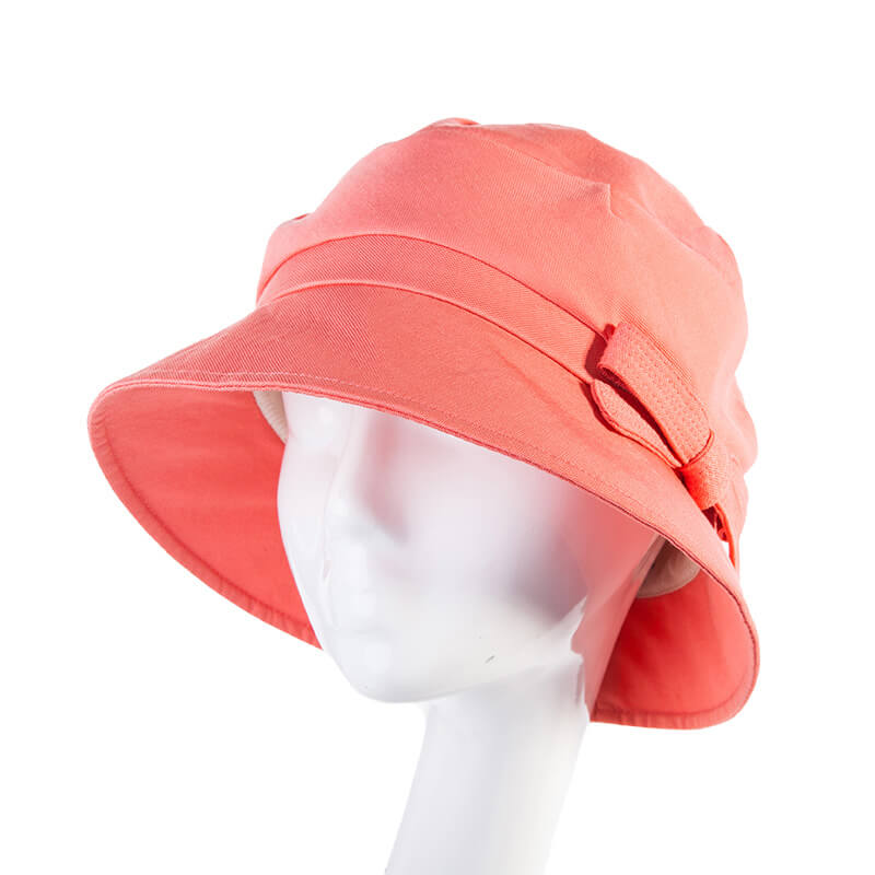 Womens Summer Bowl Hat Outdoor Elegant Sun Hats Bow Tie Ladies Fishing ...