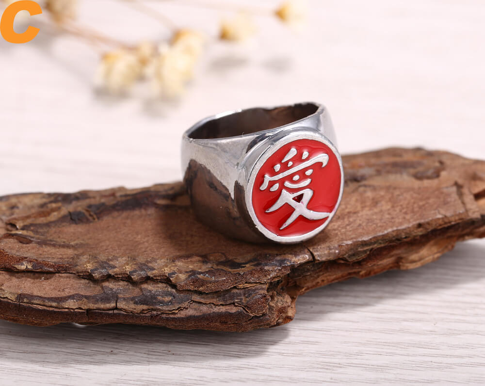 Anime Naruto Uchiha Sasuke Rings | WISHINY