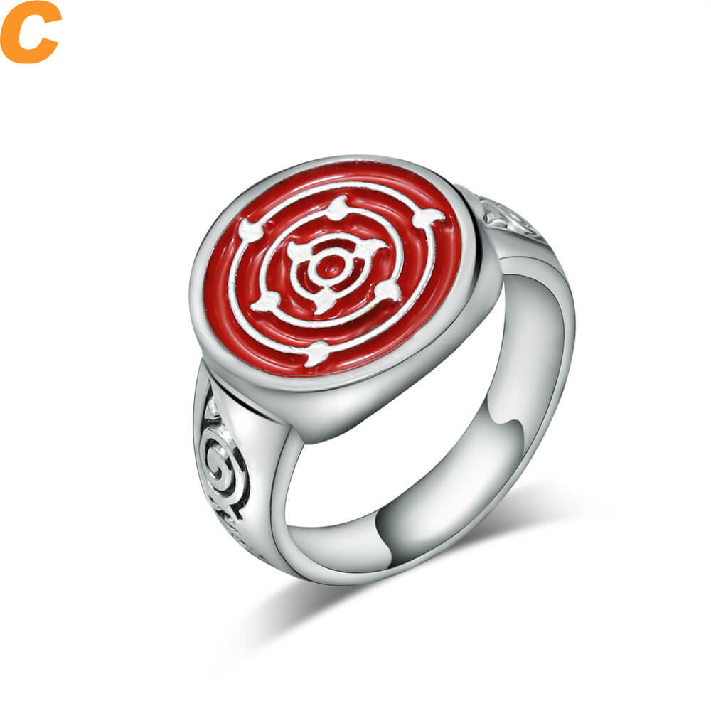 Quality Naruto Uchiha Sasuke Sharingan Rings | WISHINY