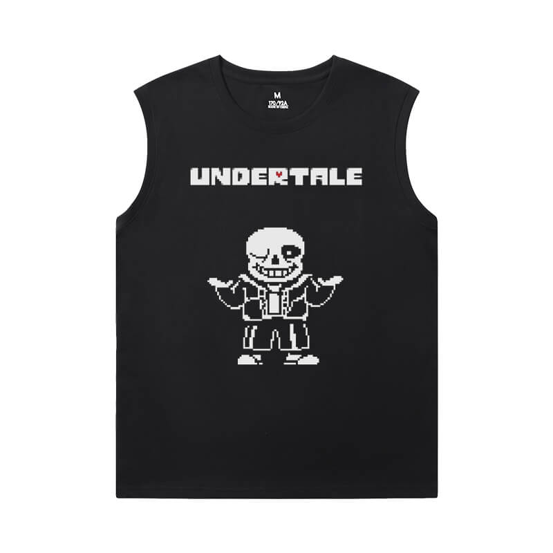 Undertale Cool Sleeveless T Shirts Personalised Annoying Dog Skull T ...